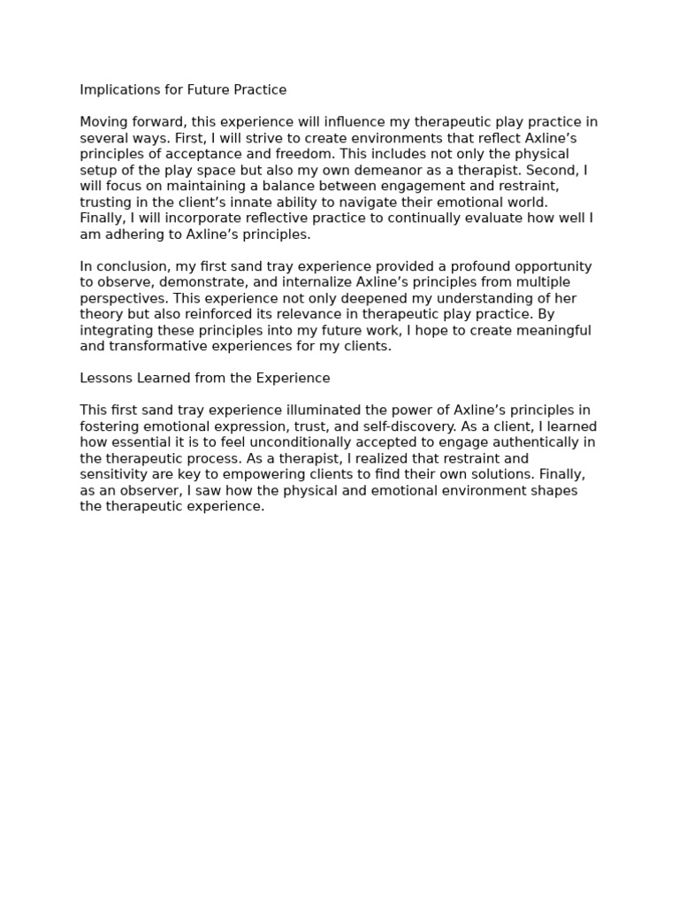 Implications For Future Practice | PDF