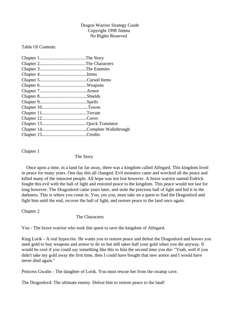 DW Guide | PDF | Armour