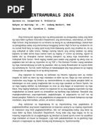 Opening Remarks - Intrams 2019 | PDF