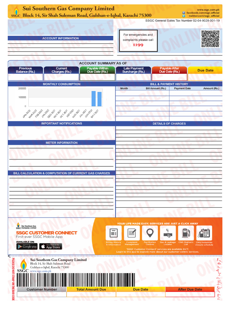 gasbill_7610731000_202204_20220531235234 | PDF | Payments | Economies