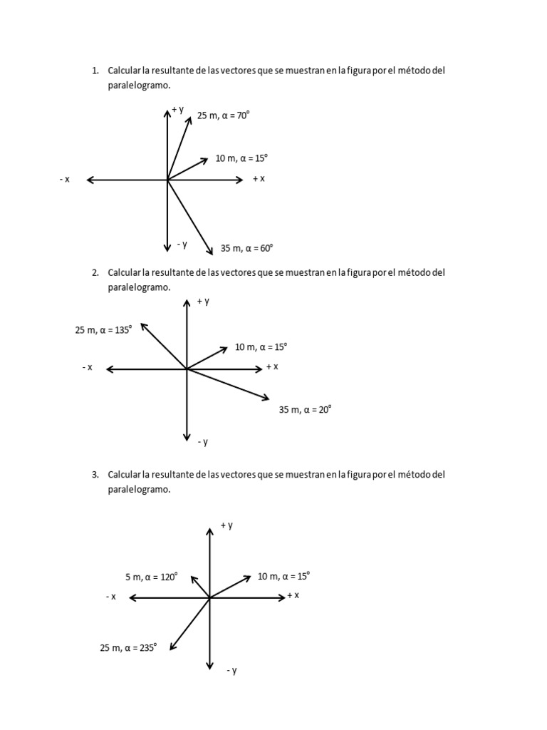 Tarea Vectores P | PDF
