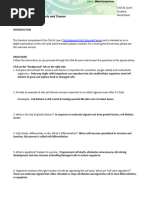 Cell Cycle Insights on Cancer Treatment | PDF | Cell Cycle | Genetics