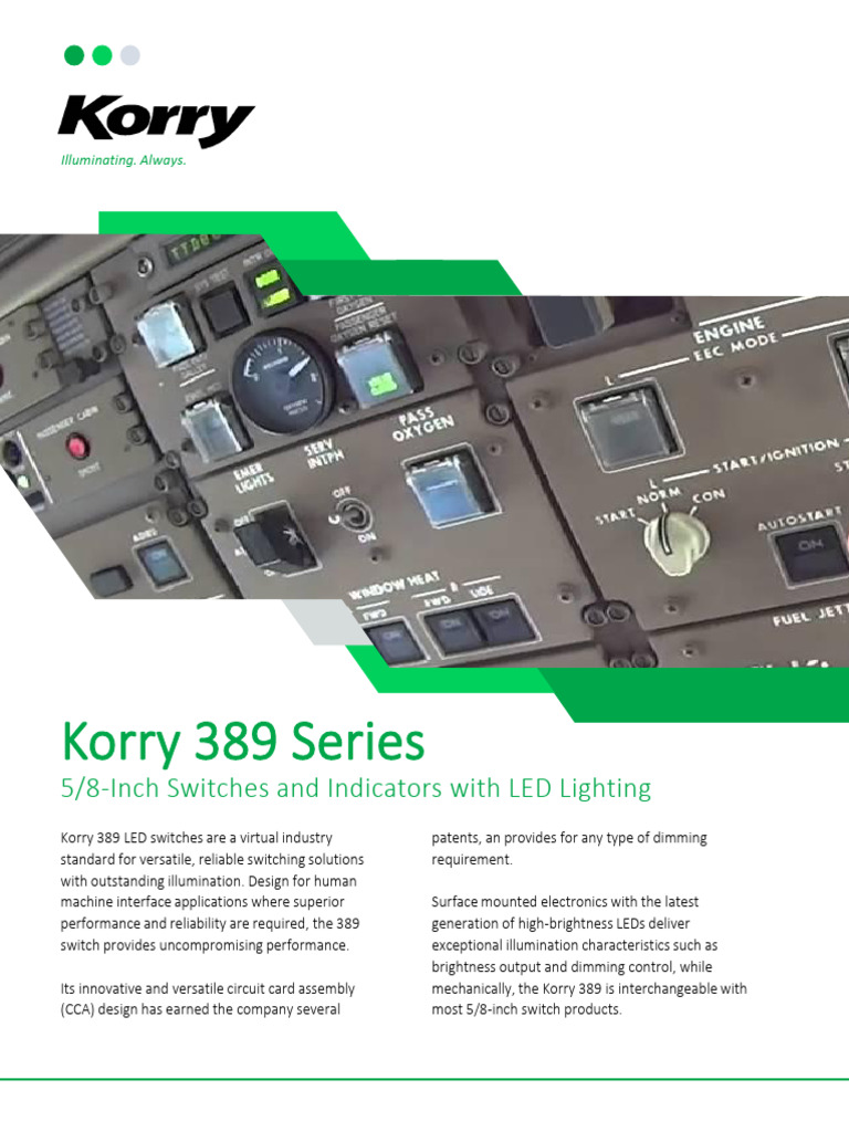 389 Switch - Technical Guide | PDF | Light Emitting Diode | Electrical Connector