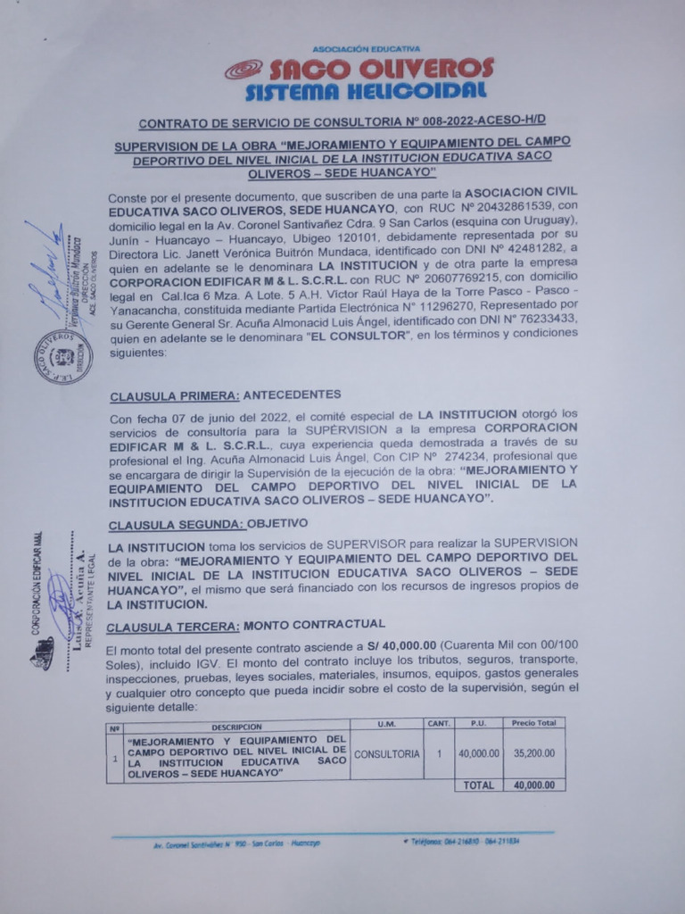 cv edificar | PDF | Arbitraje | Derecho empresarial