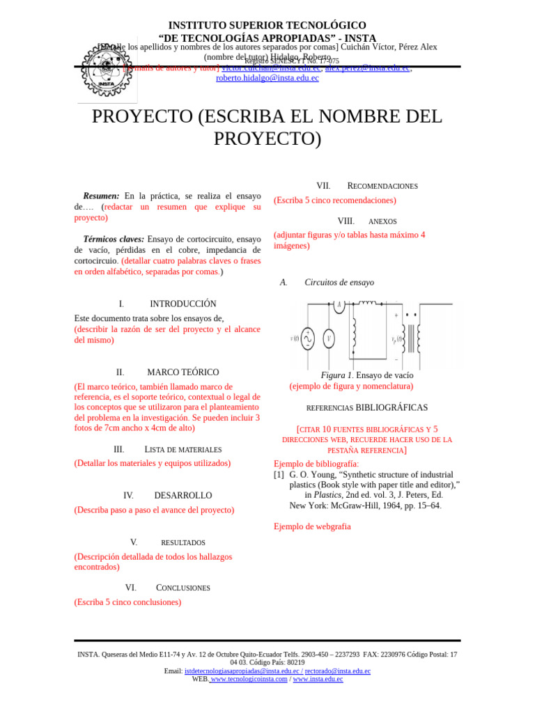 Modelo Paper i+d 1 (1).Dotx | PDF