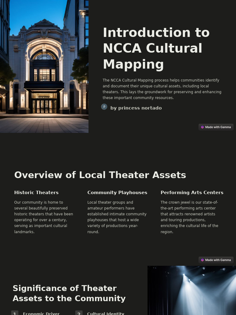 WEEK 7 Introduction To NCCA Cultural Mapping | PDF | Community | Business
