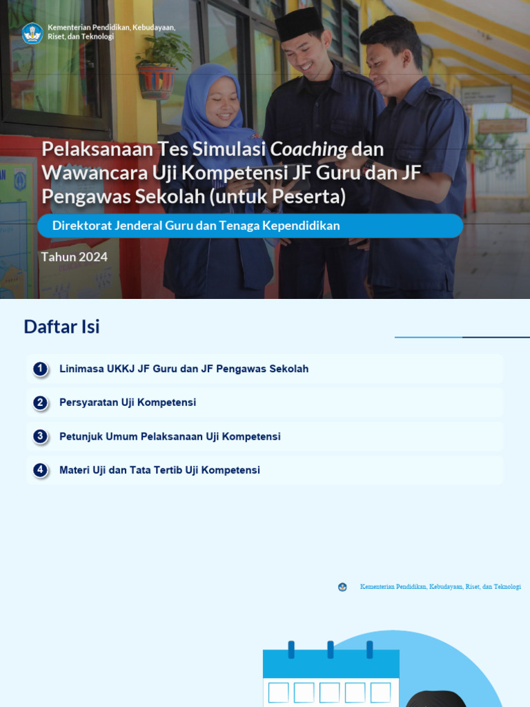Linimasa Uji Kompetensi Guru 2025 | PDF