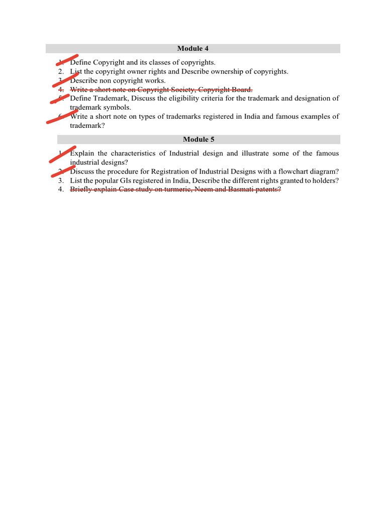 RM Module4&5 QP | PDF