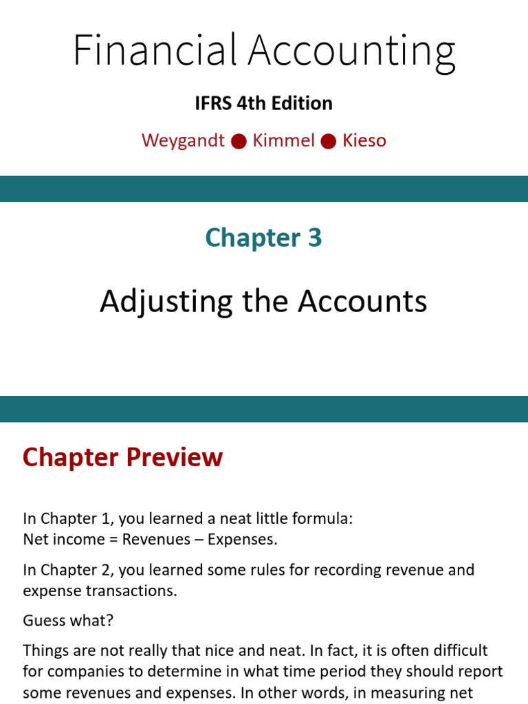 Ch03 | PDF | Depreciation | Accrual