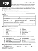 Certificate For Exempt Purchases: Form AS 2916.1 | PDF | Use Tax | Tax ...