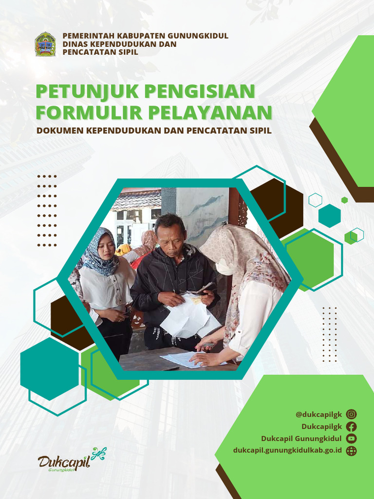Petunjuk Pengisian Formulir Dukcapil | PDF