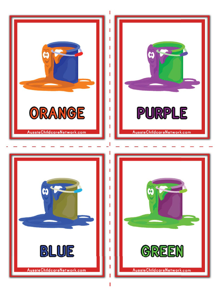 Flash Cards Colours Set2 | PDF