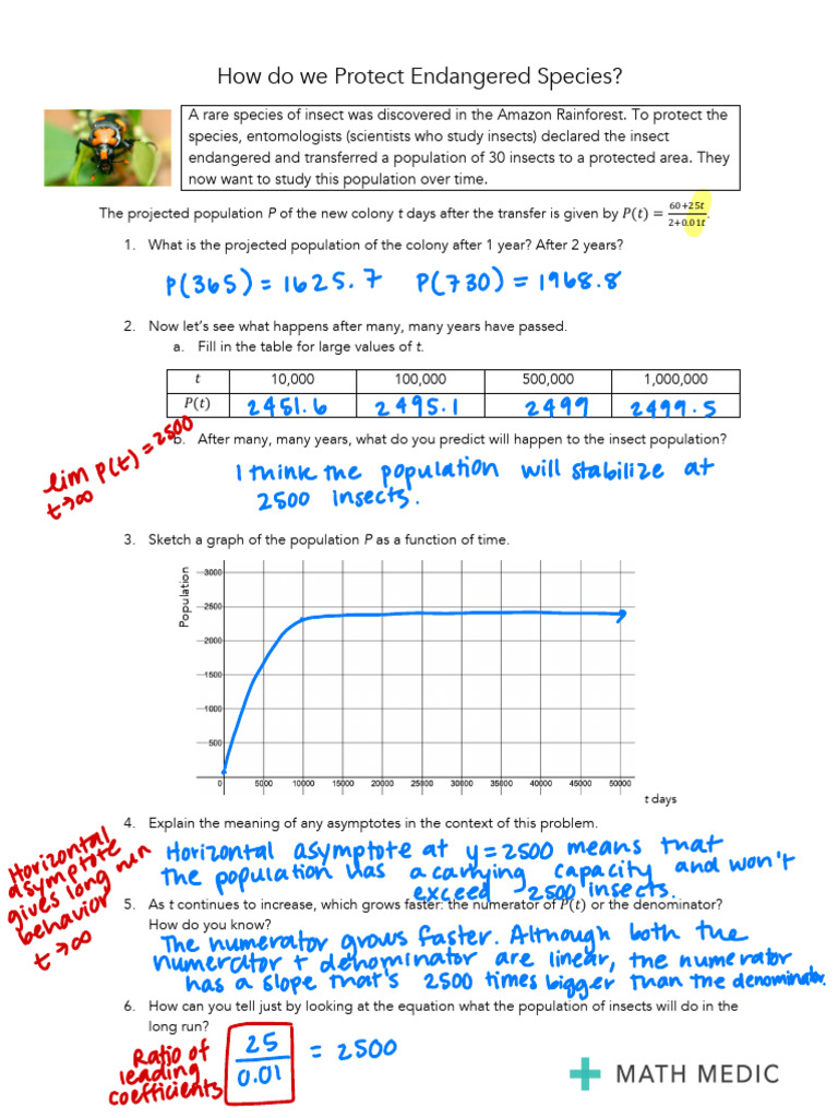 Lesson 8 7 Answer Key Precalculus Math Medic 7c83e031af | PDF ...