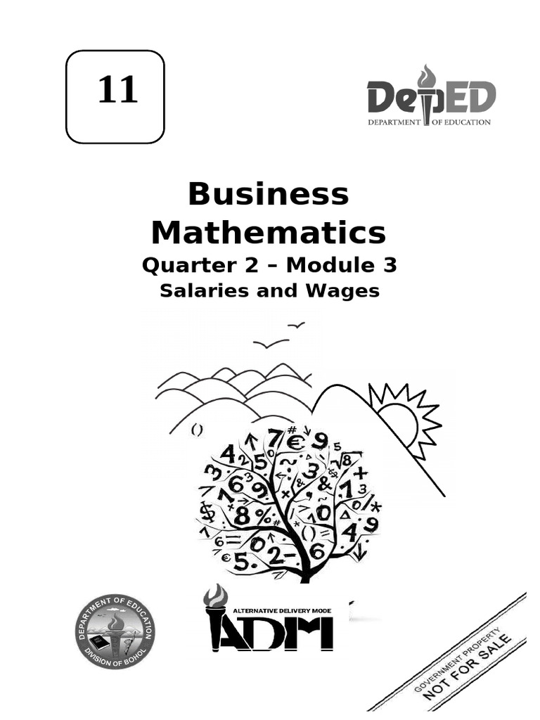 BM 11 q2 SLM Module 3 Lesson 1-3 | PDF | Salary | Employment