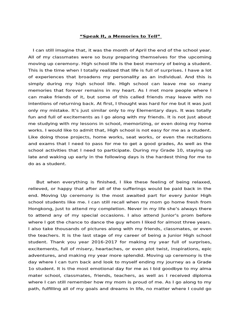 Memoir | PDF