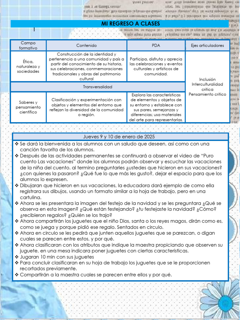 Mi Regreso A Clases | PDF | Juguetes