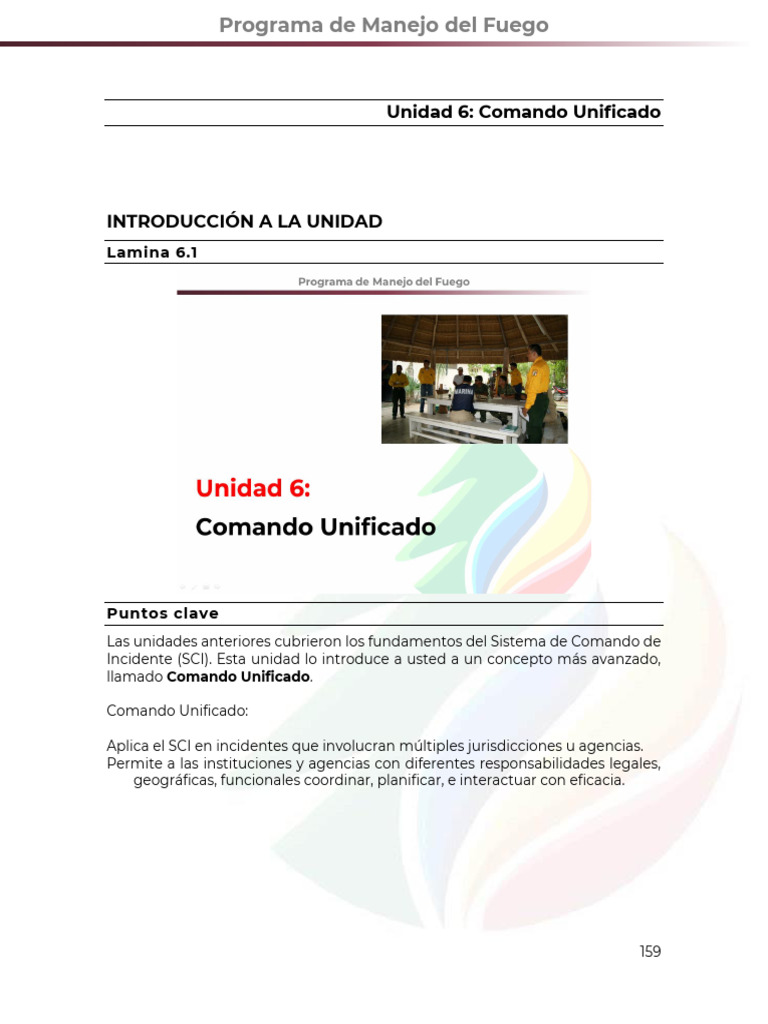 Unidad 6. Comando Unificado | PDF | Planificación | Información