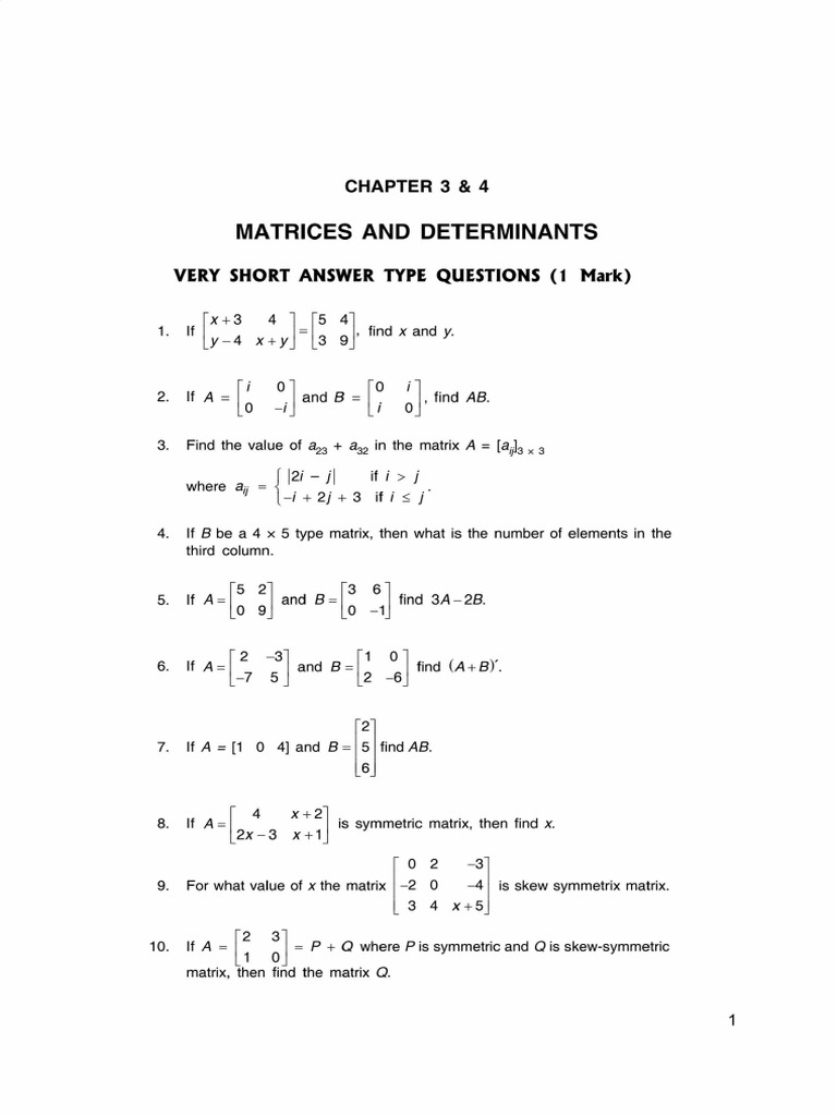 Assignmentclass 12chapter 3 and 4 | PDF