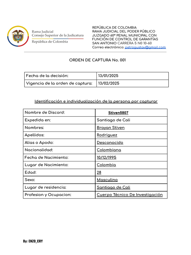 ByQ Brayan Stiven Rodriguez | PDF | Separación de poderes | Judicaturas
