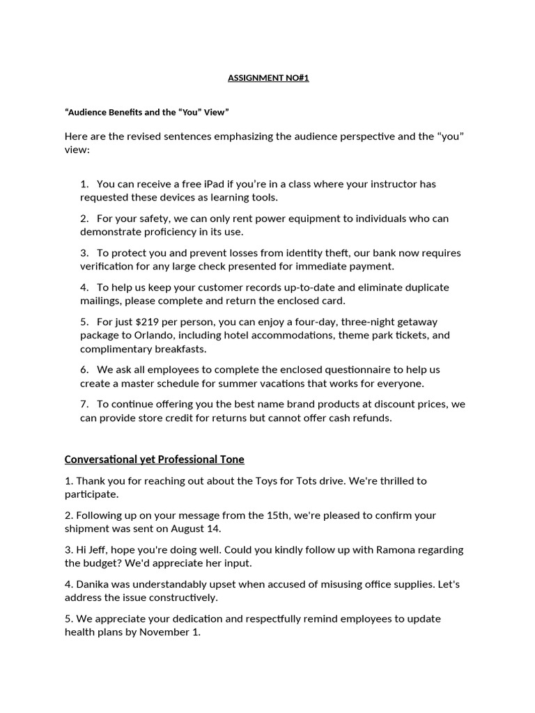 Audience-Centric Communication Techniques | PDF