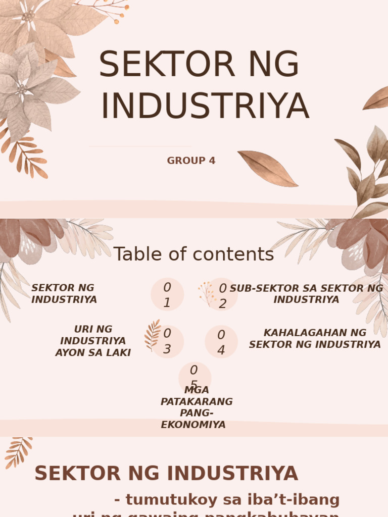 AP Sektor NG Industriya | PDF
