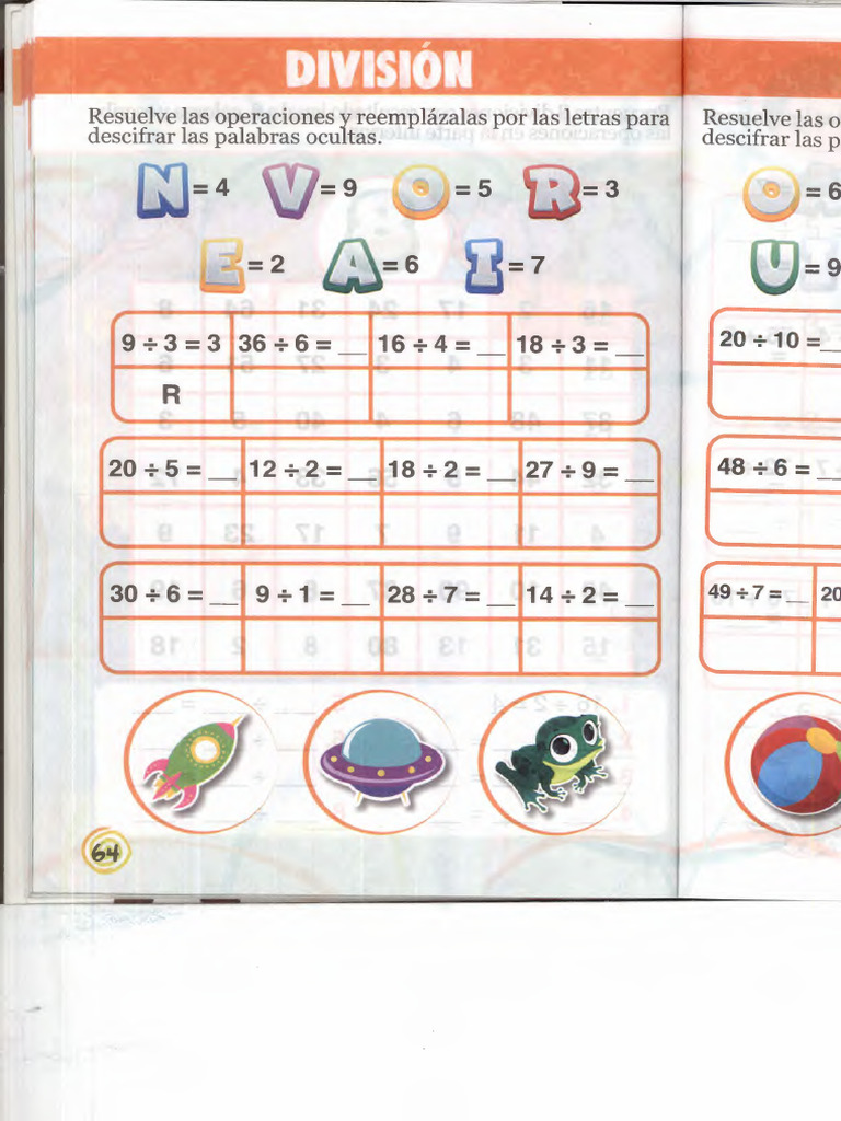 Divisiones y Problemas de Division | PDF