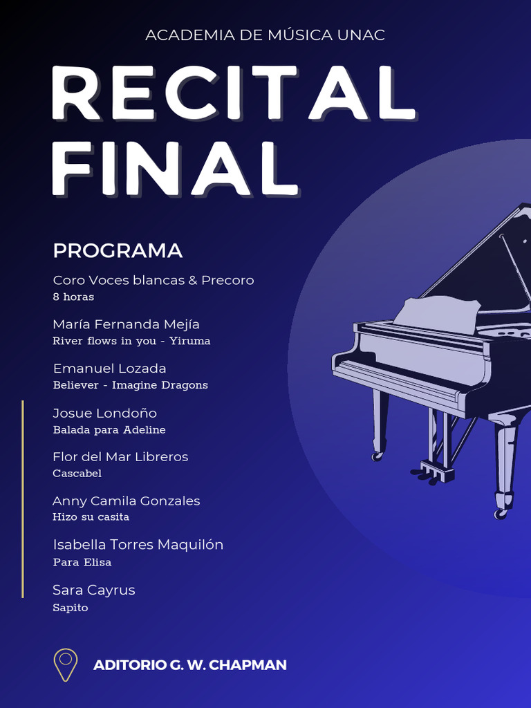 Recital Final Programa | PDF