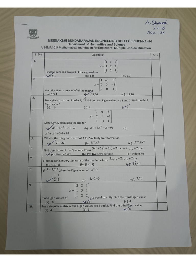 Maths 2 | PDF