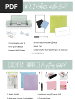 Cricut Explore Air 2 Cutting Machine User Manual - 240727 - 154950 ...
