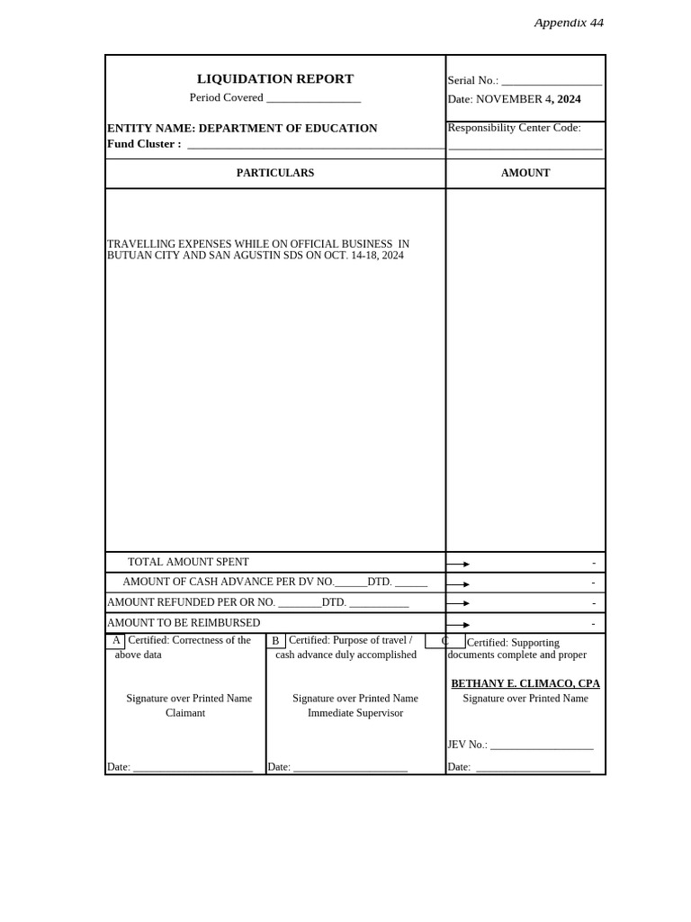 Appendix 44 LR | PDF
