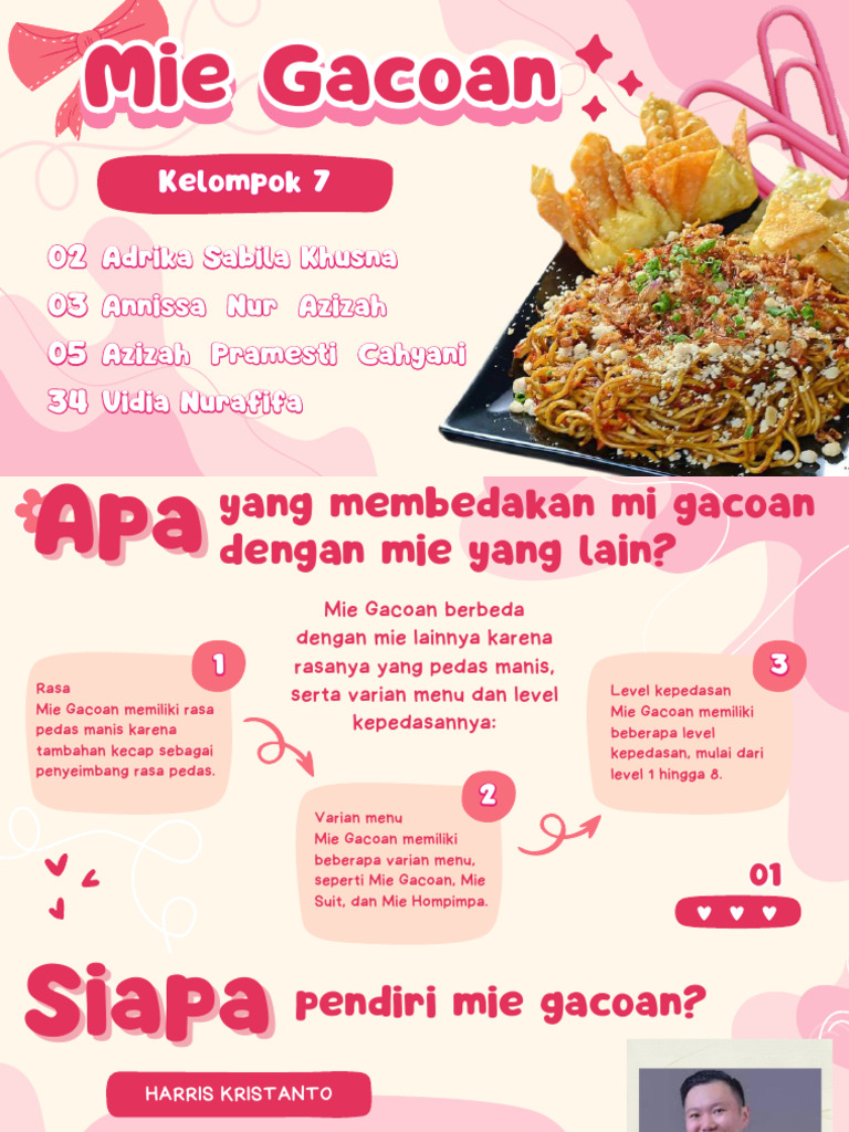 PPT KEWIRAUSAHAAN MIE GACOAN | PDF