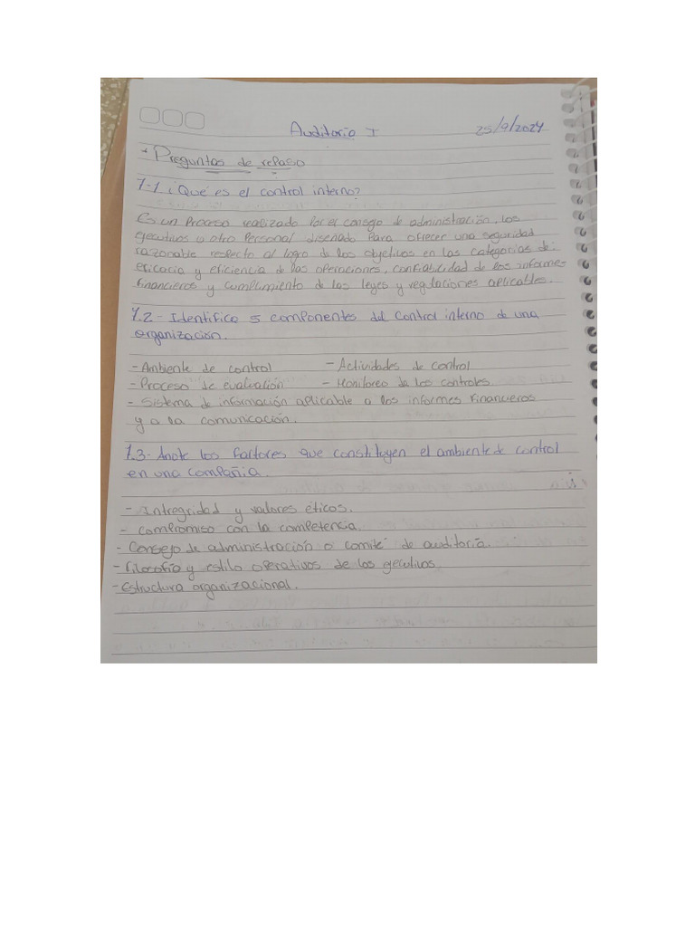 Cuestionario de Repaso 7 | PDF