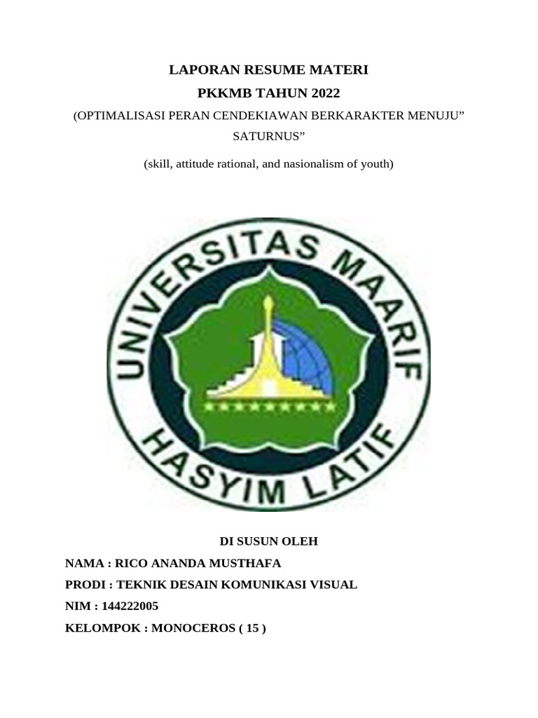 Laporan Resume Materi | PDF