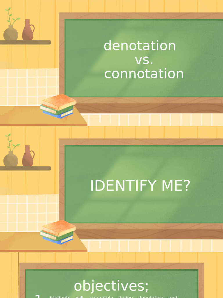 Denotative vs Conotative_pinaka Final | PDF | Cognitive Science | Psychological Concepts