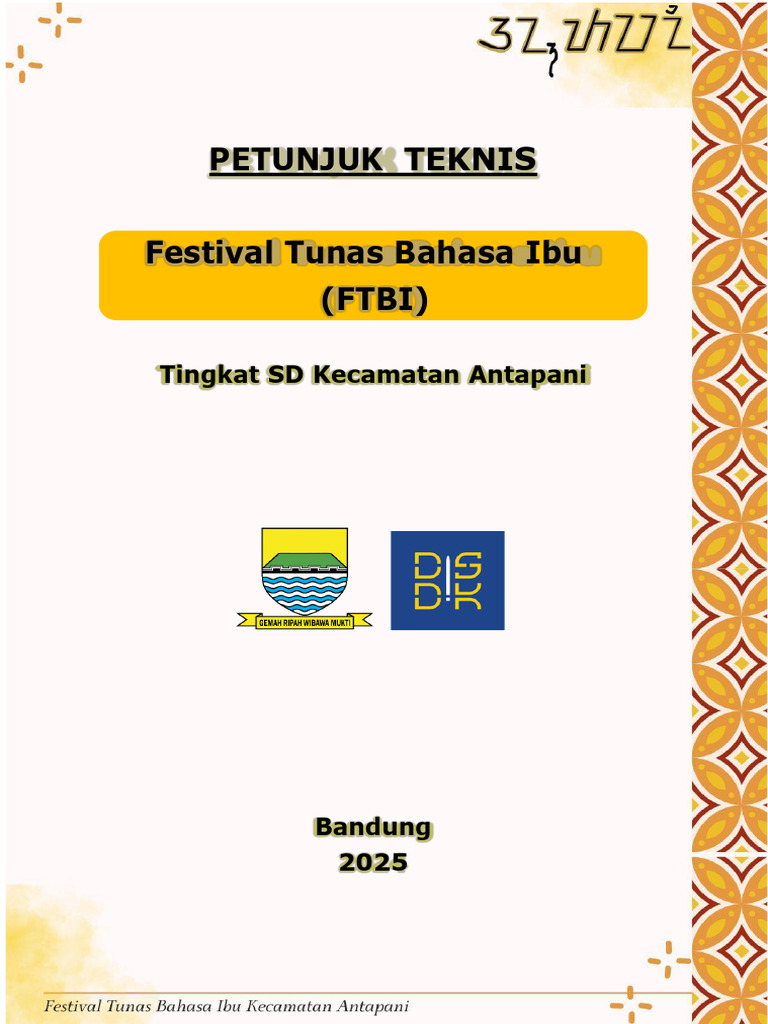 Juknis FTBI 2025 | PDF