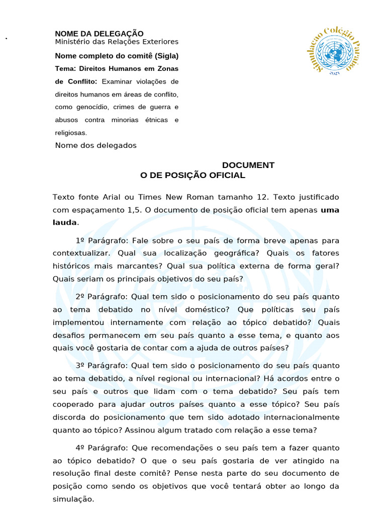 Modelo DPO - CP | PDF