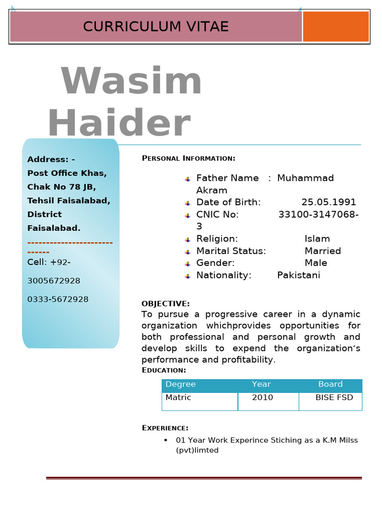 Wasim Haider | PDF