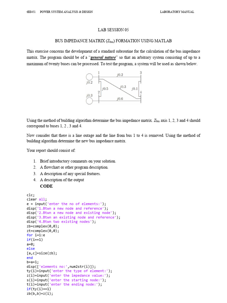 LAB 5 | PDF | Matrix (Mathematics) | Applied Mathematics