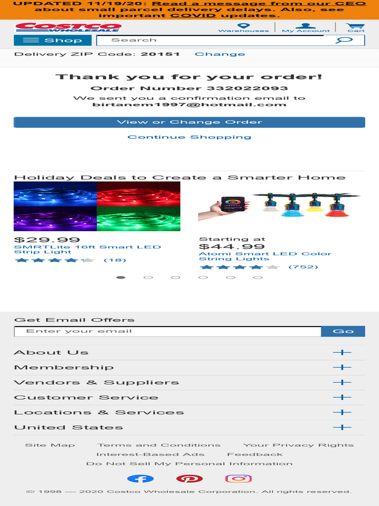 Order Confirmation | PDF