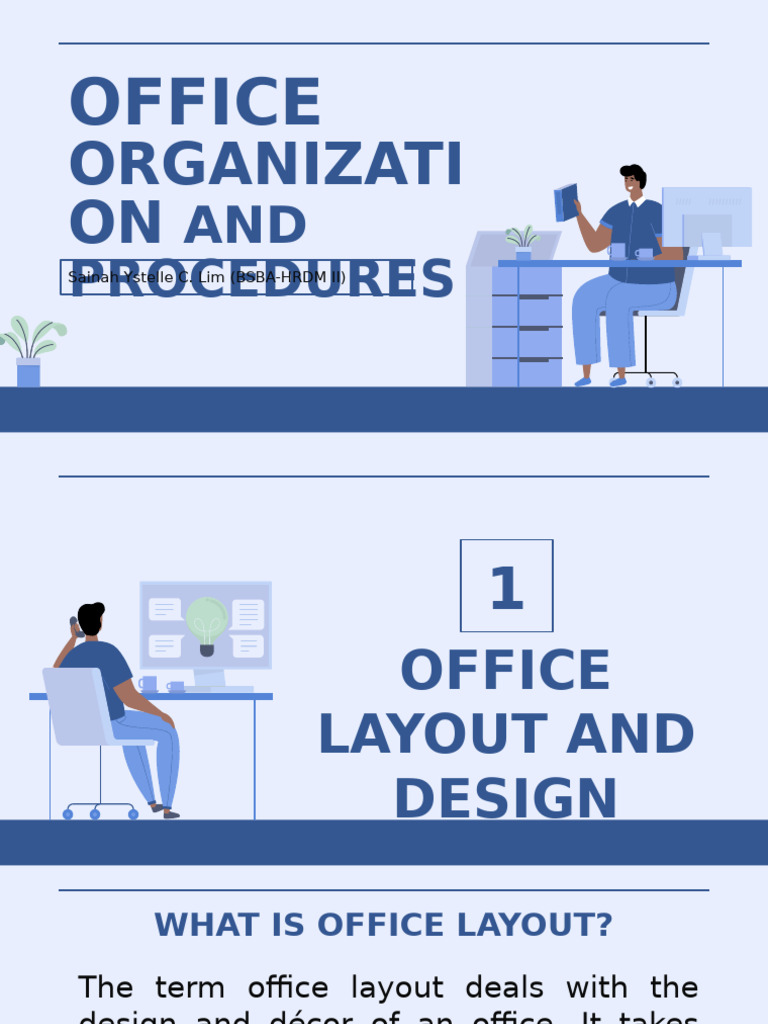 Office Layouts and Organizational Procedures | PDF | Organizational ...