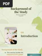 Introduction Vs Background of The Study | PDF
