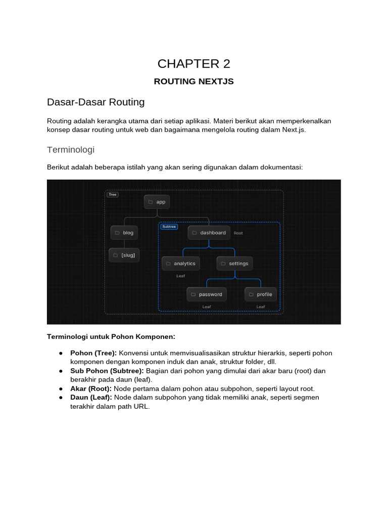 Chapter 2 - Routing NextJs | PDF