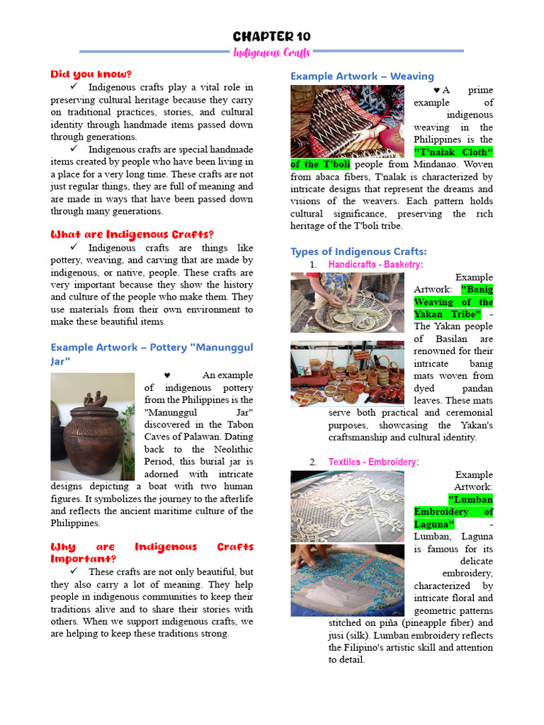 Preserving Indigenous Crafts Heritage | PDF