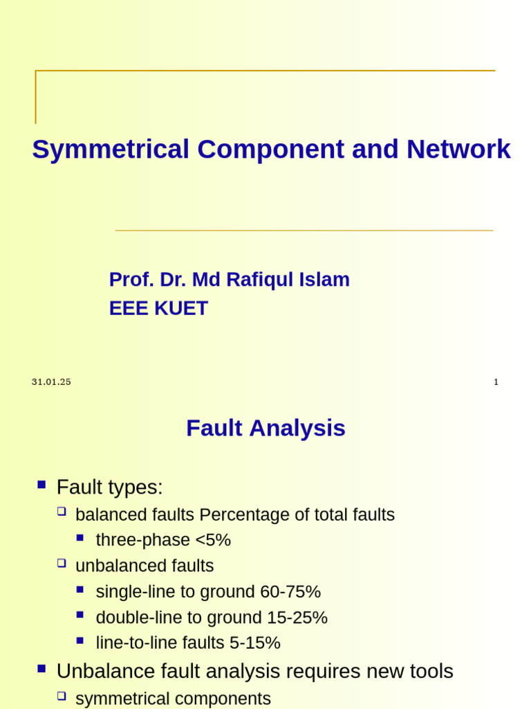 Symmetrical Components | PDF | Electrical Engineering | Electric Power