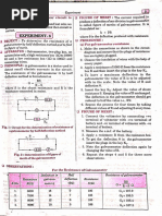 Exp 4 - Galvanometer Resistance - Half Deflection Method | PDF | Electromagnetism | Electricity