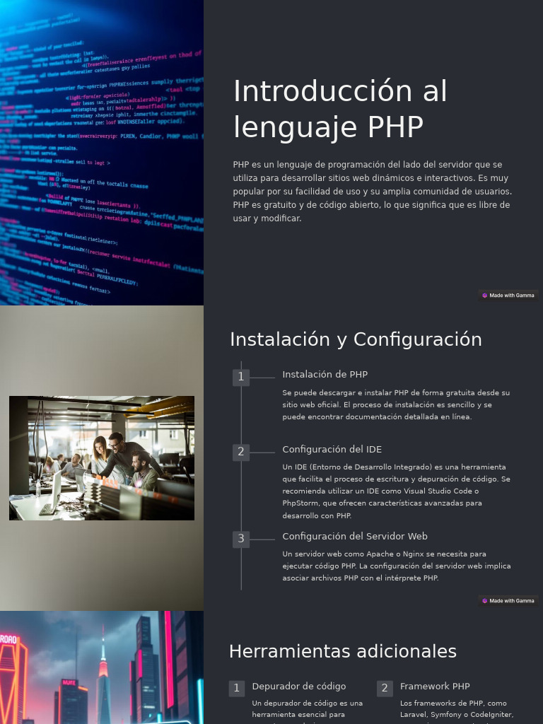 Introduccion-al-lenguaje-PHP | PDF | Php | Entorno de desarrollo integrado
