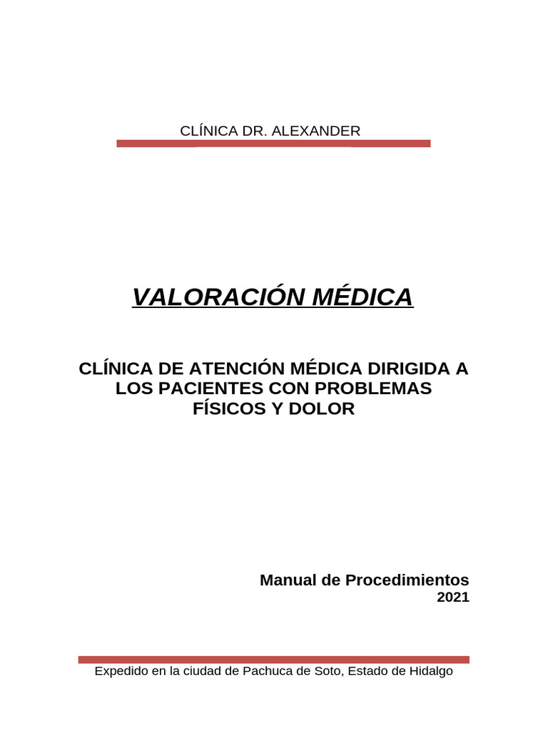 Manual Procedimientos Médicos | PDF | Enfermería | Cuidado de la salud