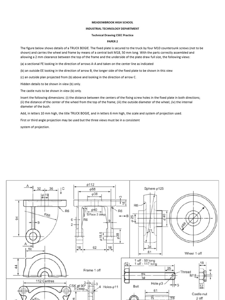 CSEC TD PAPER 2 PRACTICE QUESTIONS # 4 (1) | PDF