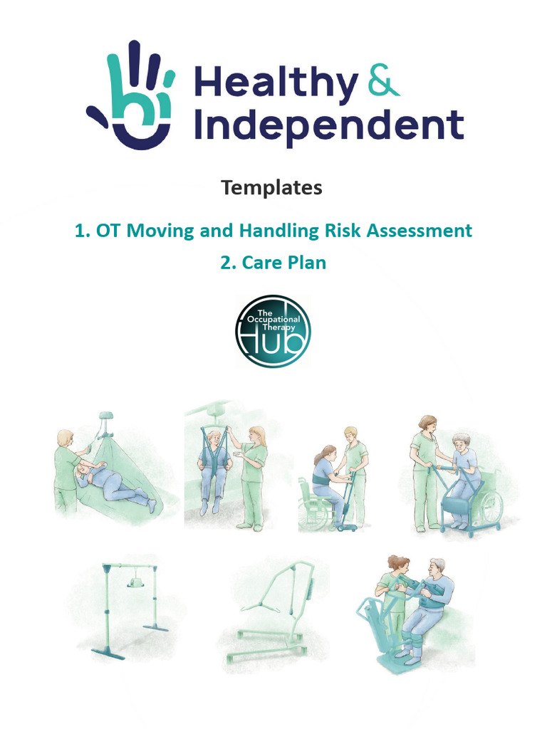 OT Moving and Handling - Risk Assessment and Care Plan Templates ...