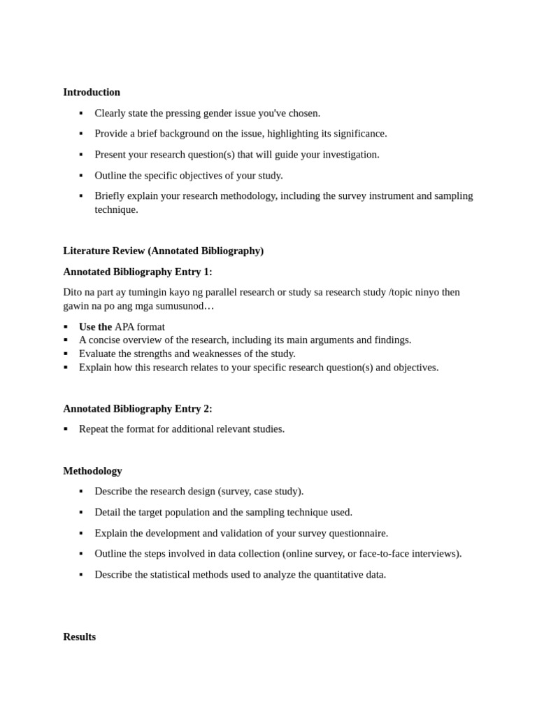 Annotated Bibliography NOTES | PDF